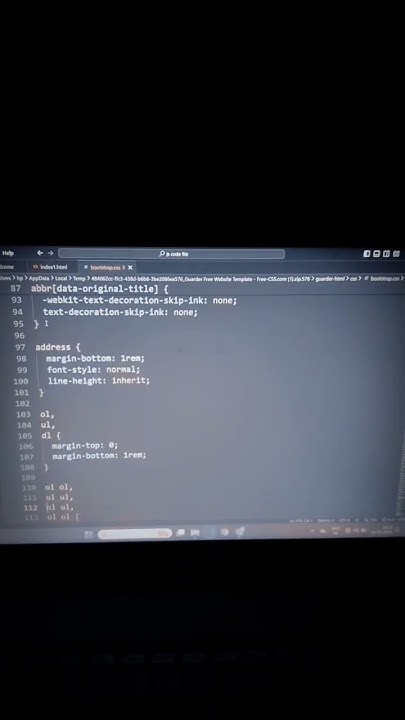Html5 Css And Bootstrap Code Part 1 Subscribe Viral Viralvideo Html Codinglover Comment