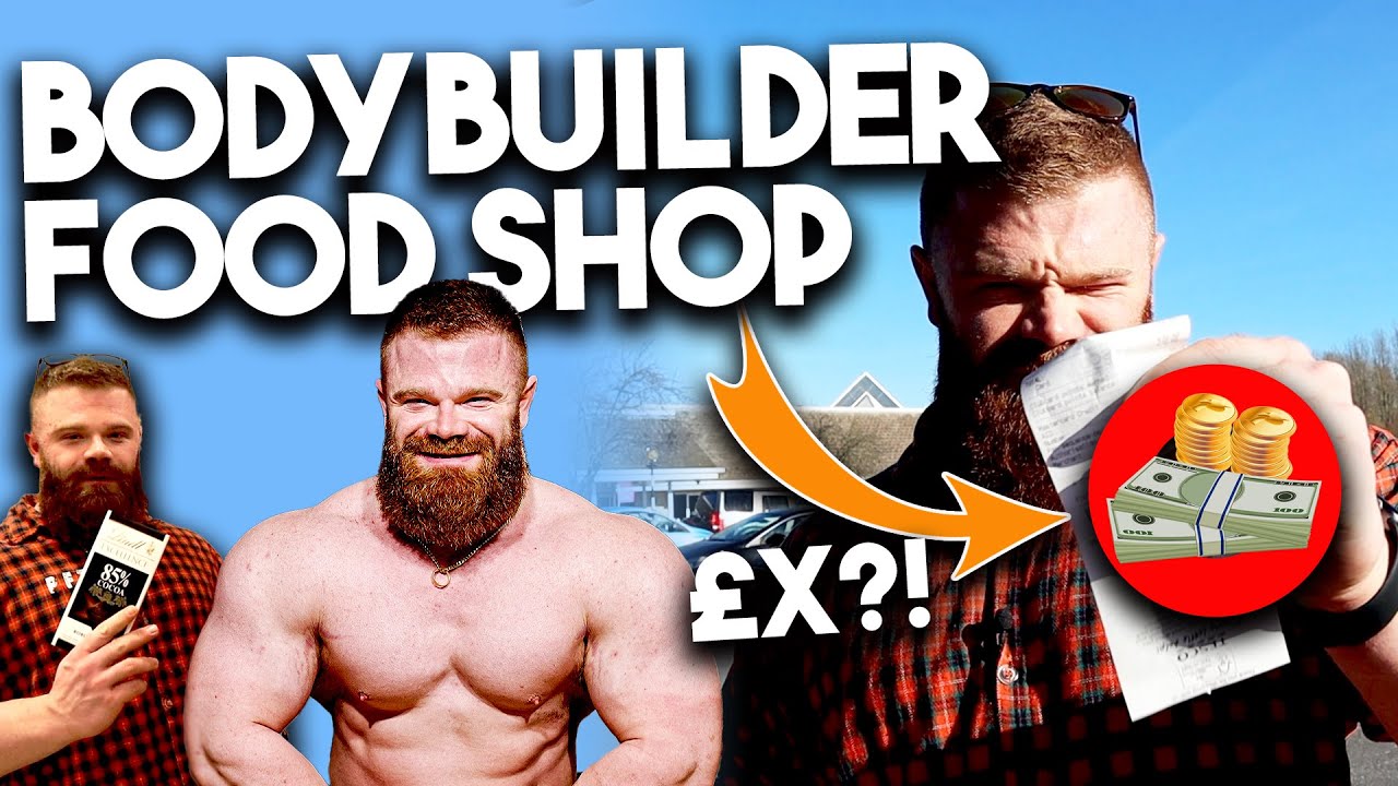 275lbs Bodybuilder Food Shop - HOW CAN I AFFORD THIS? - YouTube