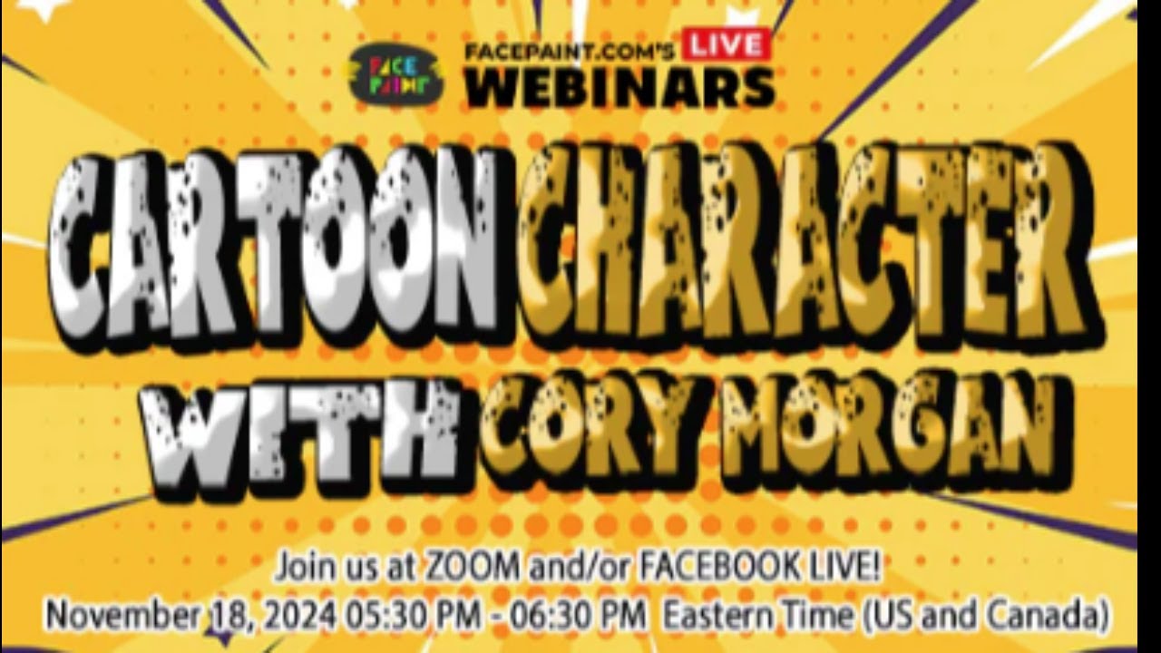 Corey Morgan (Cartoon Characters) Webinar - YouTube