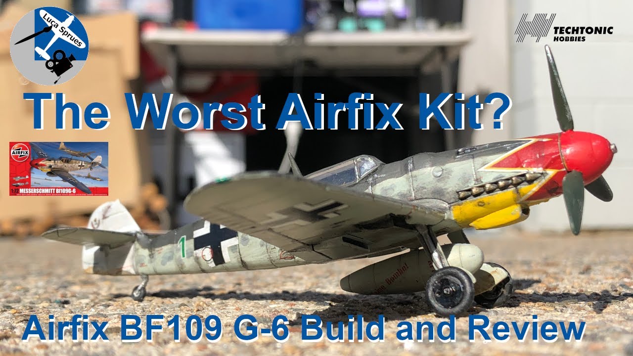Airfix 1/72 Scale Bf109 G6 Build and Review - The Worst Recent Airfix ...