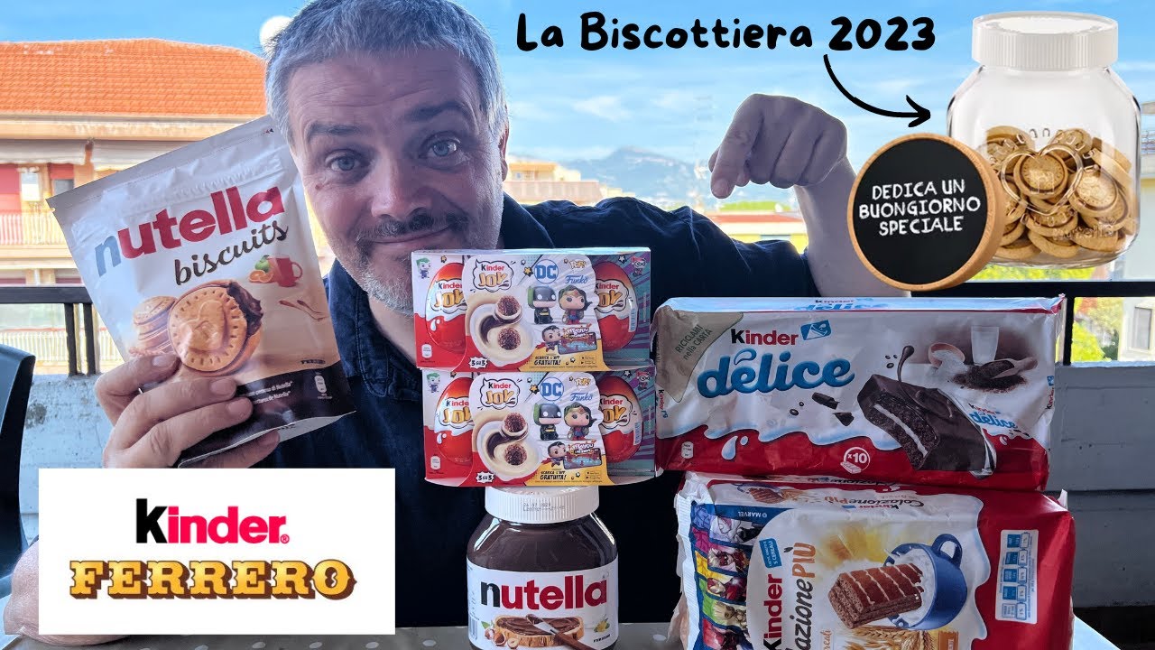 Come ricevere La Biscottiera 2023 Kinder e Ferrero + Nuovi Kinder Joy ...