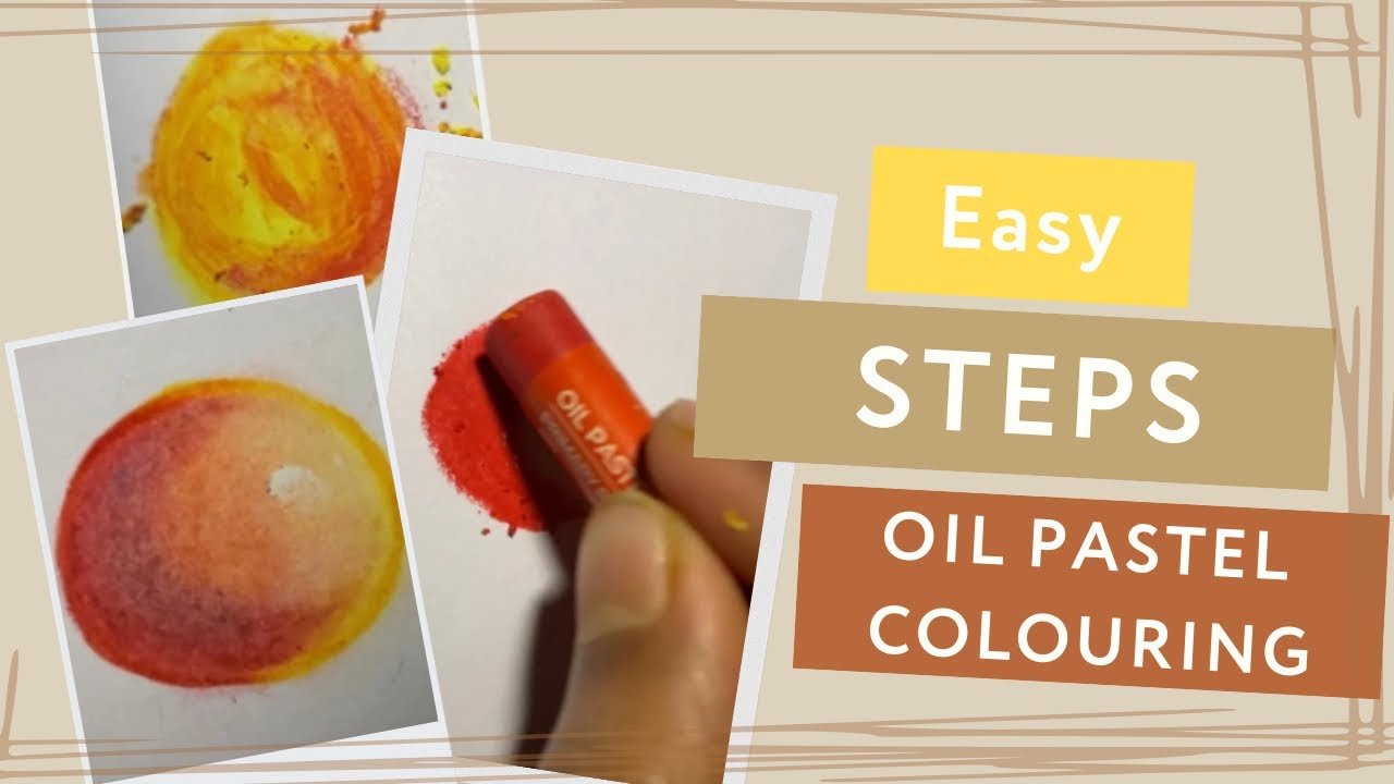 🎨 Oil Pastel Drawing | Easy Blending Techniques | Easy Depth ...