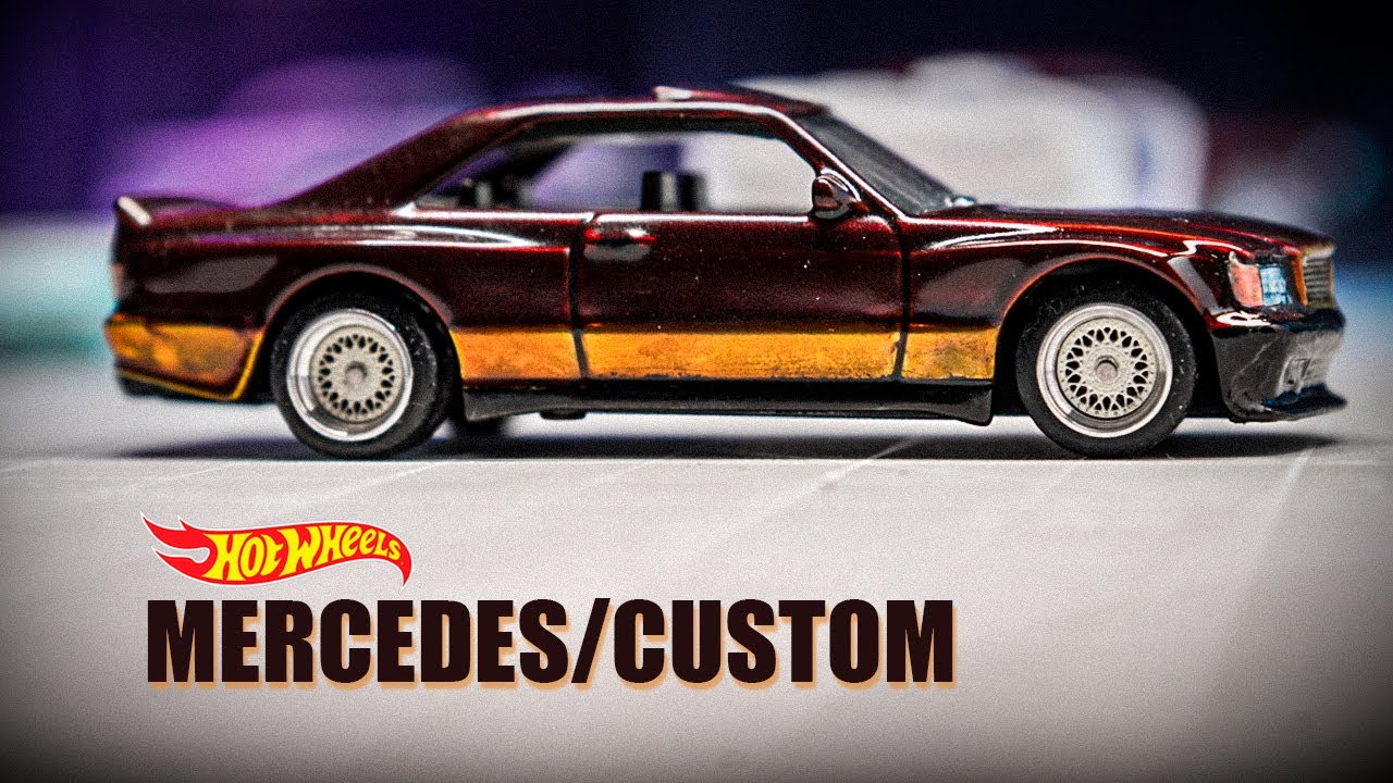 Mercedes-Benz 560 SEC AMG! Hot Wheels Custom - YouTube