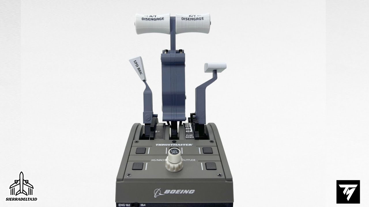 B737 Throttle Levers Addons For Thrustmaster TCA Boeing Edition, Fly ...