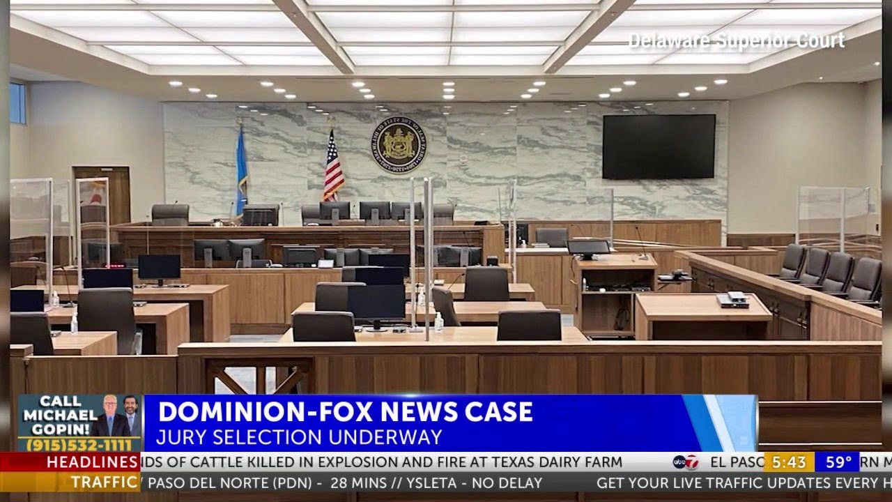 Jury selection begins in Dominion defamation trial against Fox News ...