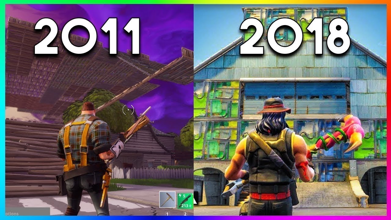 Evolution of Fortnite battle royale (1990-2019) - YouTube