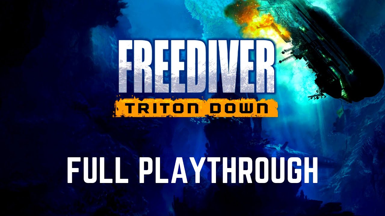 Crazy underwater VR game: Freediver Triton Down- Full Playthrough - YouTube