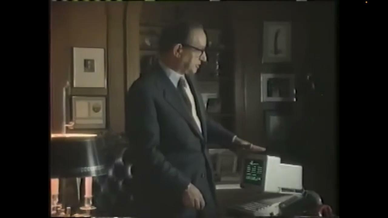 Apple IIc commercial from 1985 featuring Alan Greenspan - YouTube