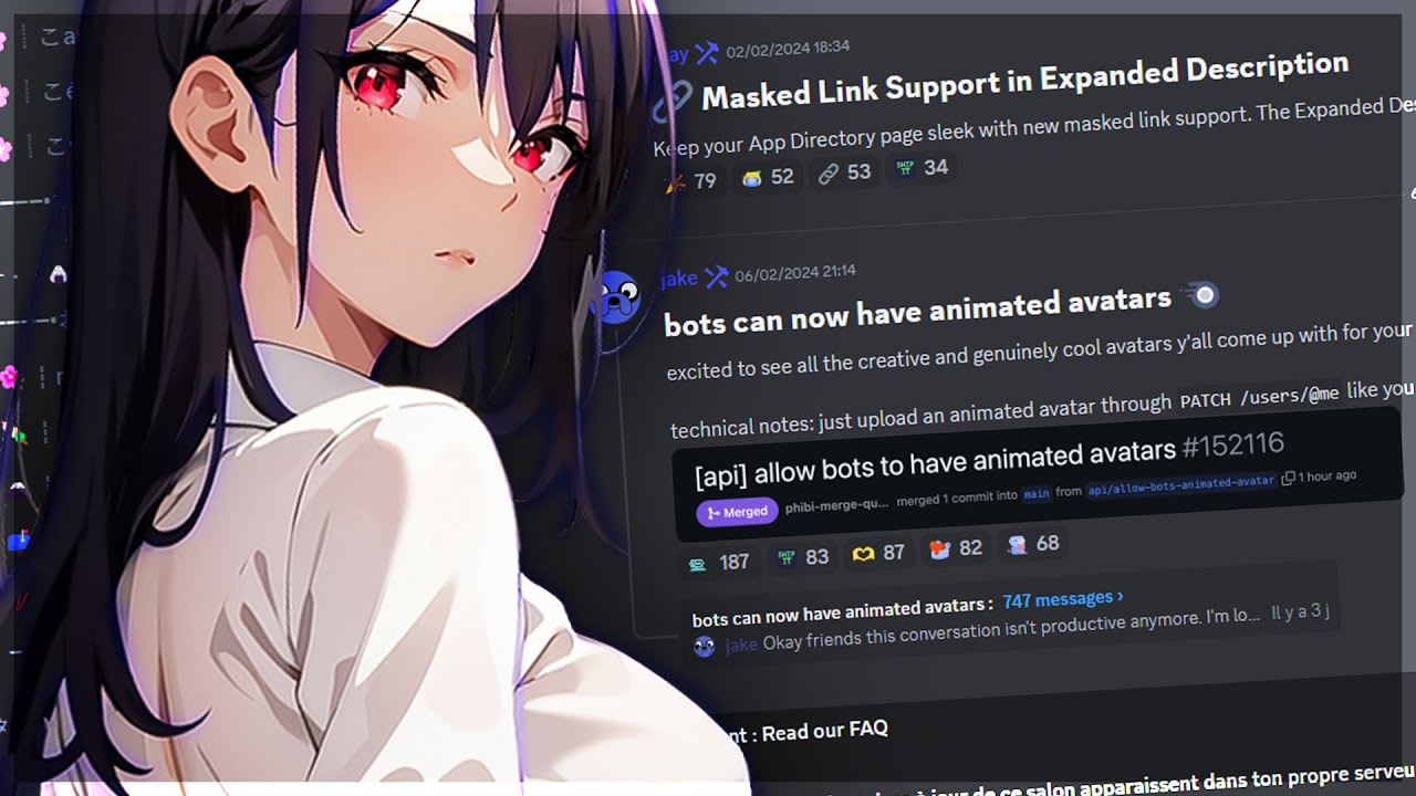 AJOUTER UNE PHOTO DE PROFIL ANIMÉ SUR SON BOT DISCORD ? - YouTube