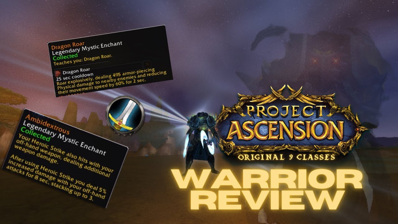 ASCENSION WOW - BRONZEBEARD Warrior Thoughts and Review - YouTube