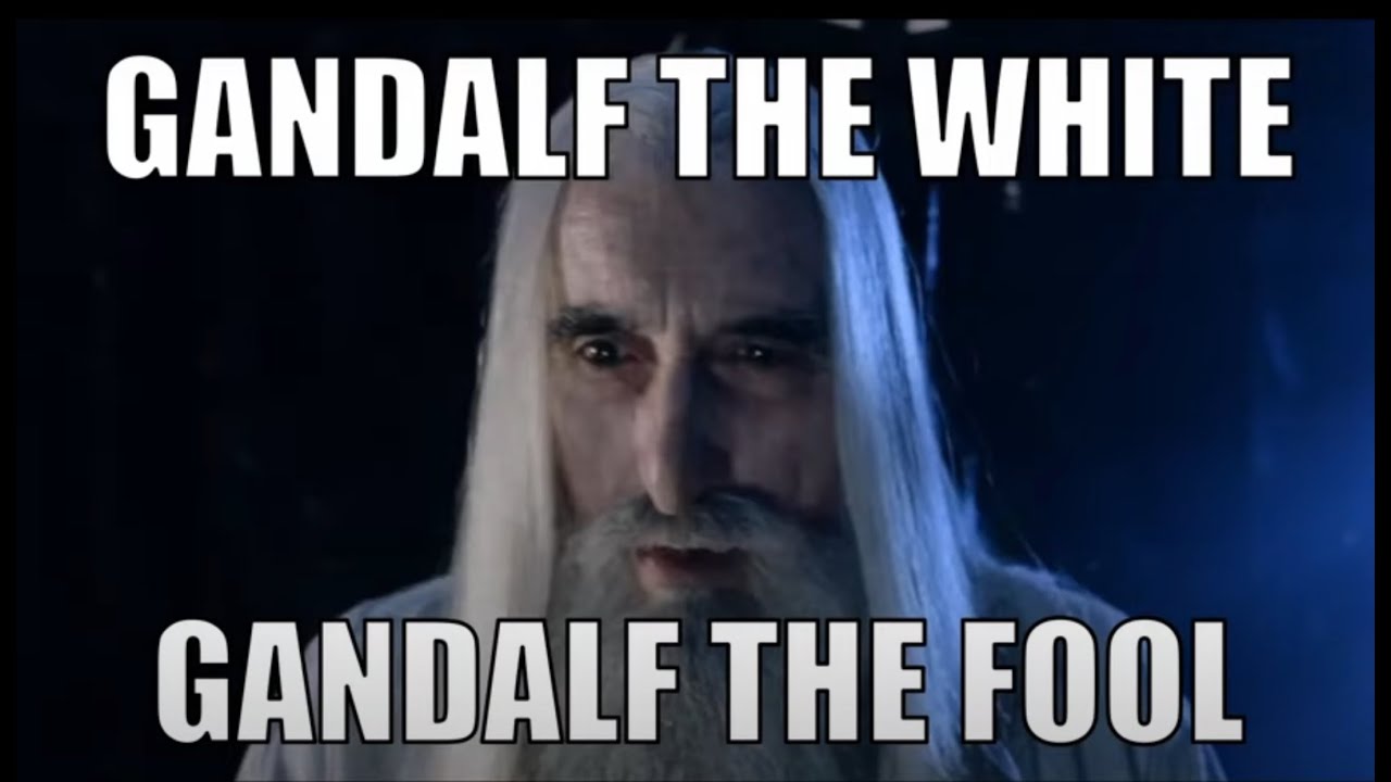 Meme reaction: Gandalf claps back. - YouTube