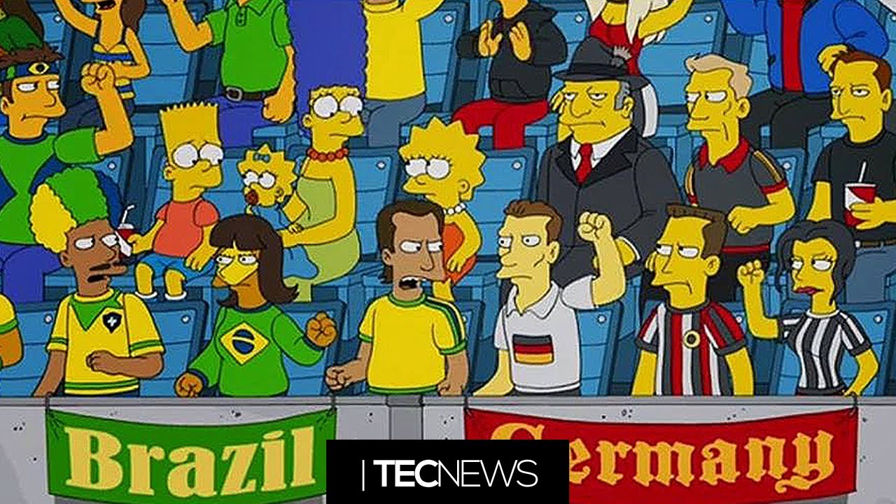 Os Simpsons previram a derrota do Brasil para a Alemanha | TecNews ...