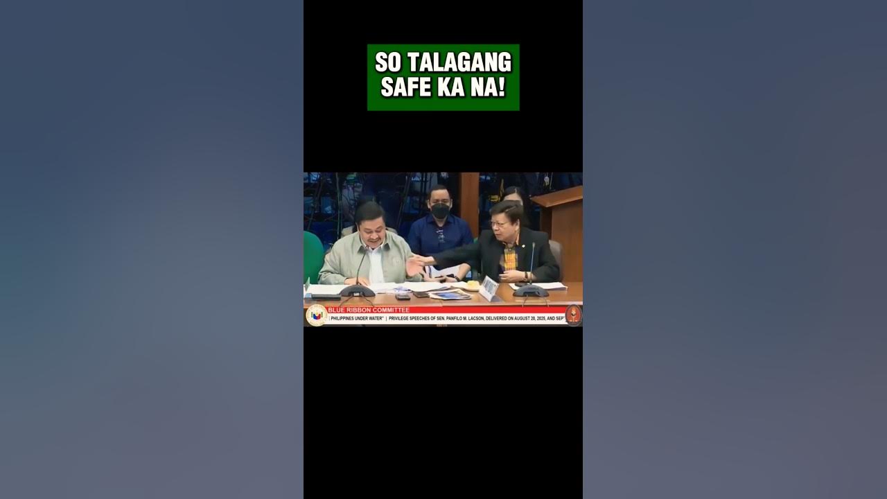 SO TALAGANG SAFE KA NA! 😮 Banat ni Sen. Marcoleta kay Sen. Jinggoy | Blue Ribbon Committee # ...