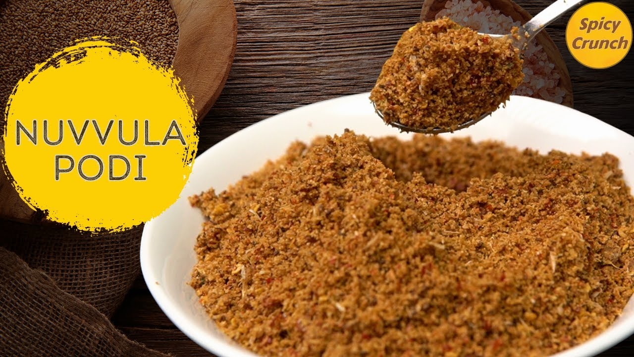 రుచికరమైన నువ్వుల పొడి | Nuvvula Karam Podi in Telugu | Nuvvula Podi ...