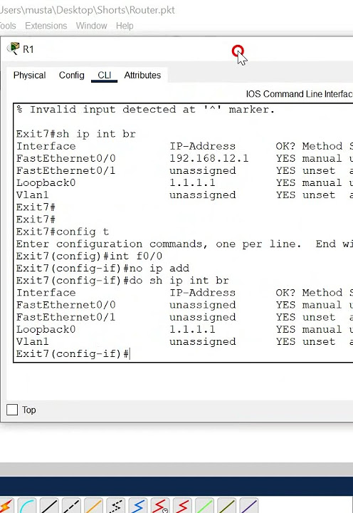 How to remove IP from Interface? | #ccna #shortsvideo - YouTube