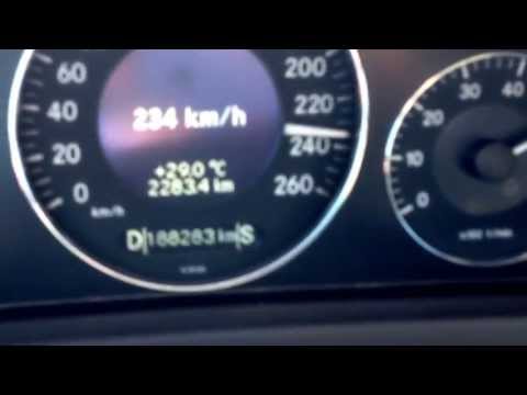 Mercedes CLK 200 Kompressor acceleration (Çeşme Otobanı)