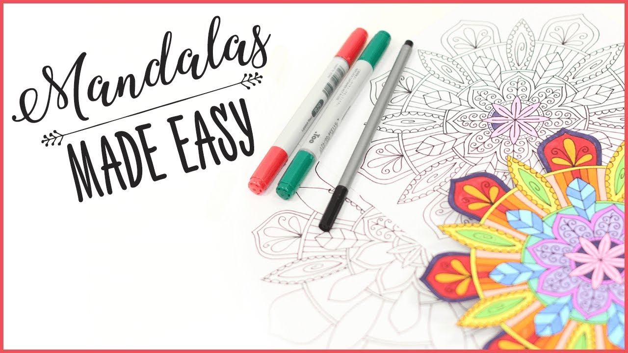 Mandalas Made Easy With Our Quick Tips - YouTube