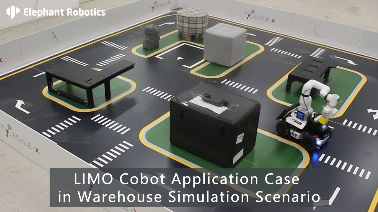 LIMO Cobot Usecase | Explore How the Mobile Robot Performs in Warehouse ...