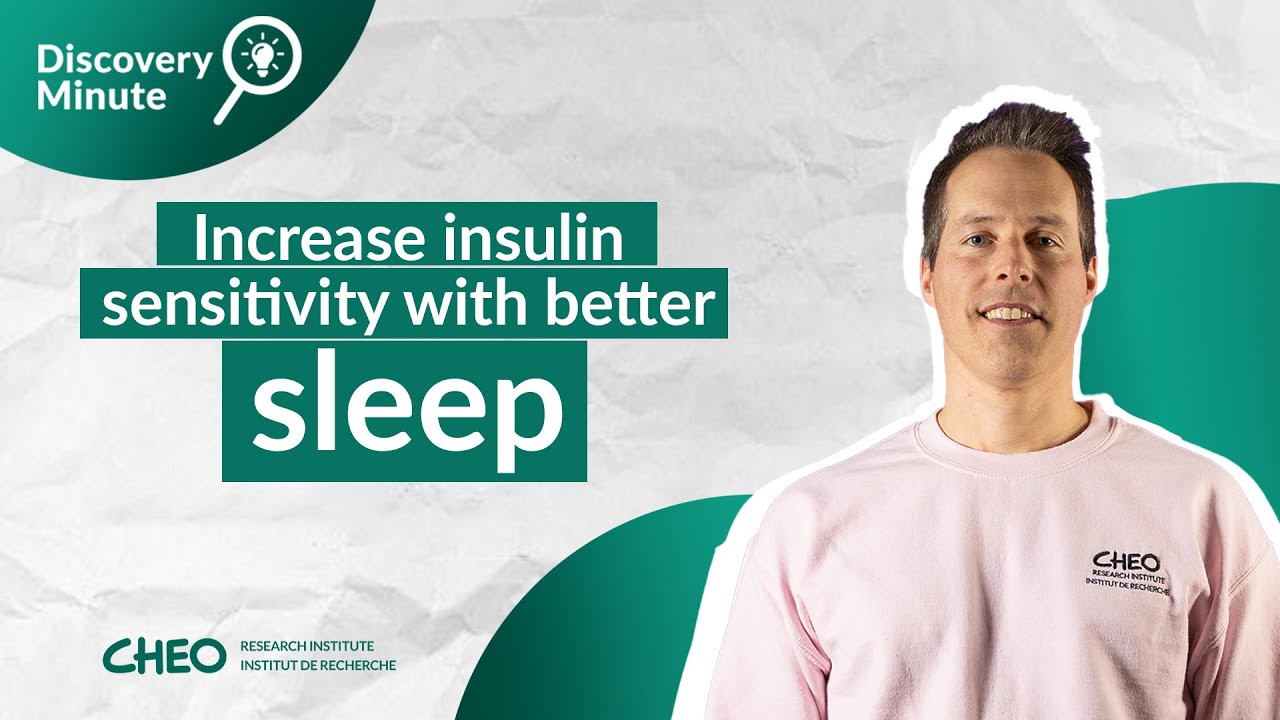 Increase insulin sensitivity with better sleep - YouTube