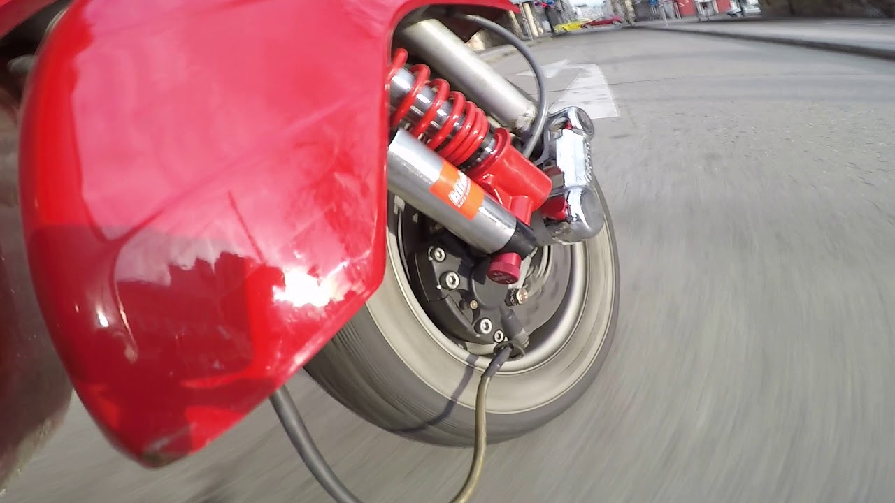 vespa FRONT bitubo shock absorber AT WORK / FMPguides - YouTube