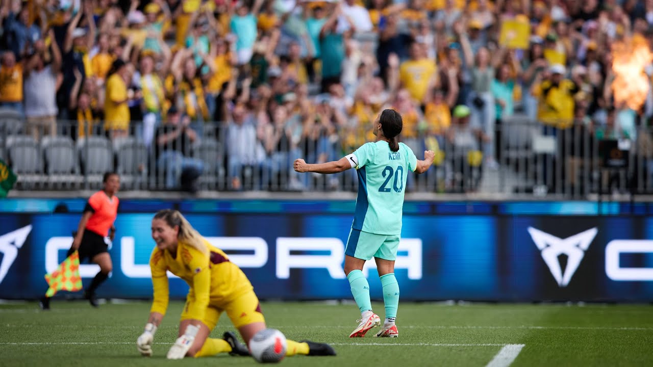 Sam Kerr looks back at her hat-trick and the Matildas' dominant ...