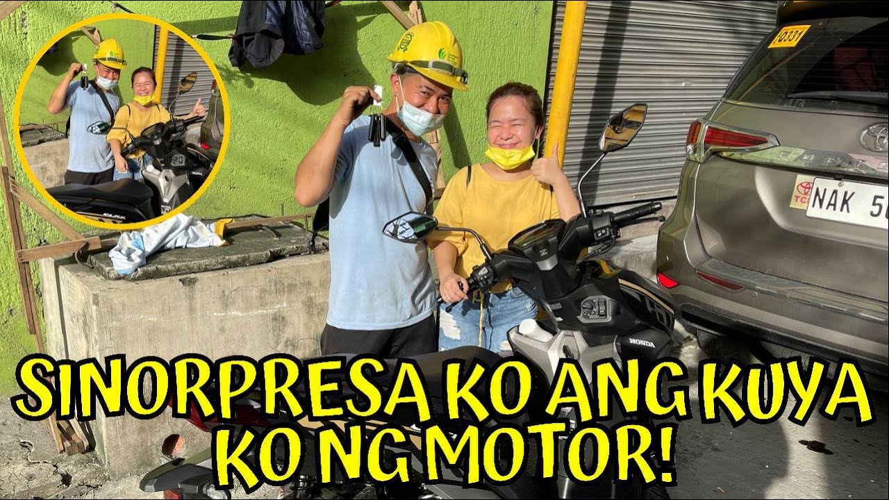 SURPRESANG MOTOR PARA SA PINAKA MASIPAG AT POGI NA CONSTRUCTION WORKER ...