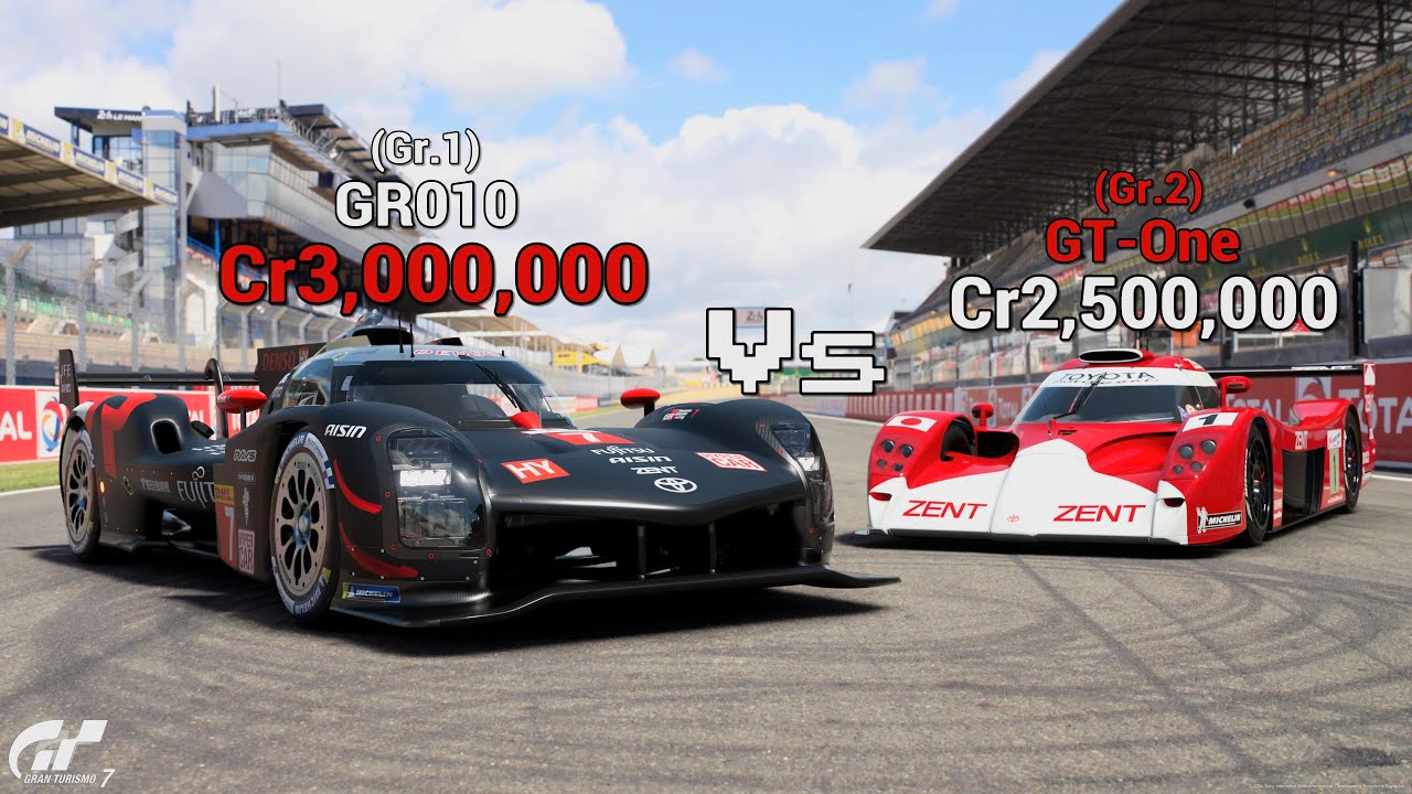 Gran Turismo 7 | Toyota GT-One TS020 Vs GR010 Battle of Gr.1 & Gr.2 [4K ...