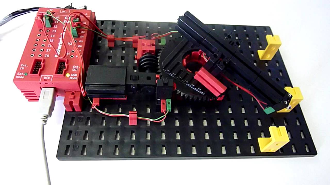 Robo Starter Set - Robot de soudage - Fischer Technik - Distribué par Technologie Services - YouTube