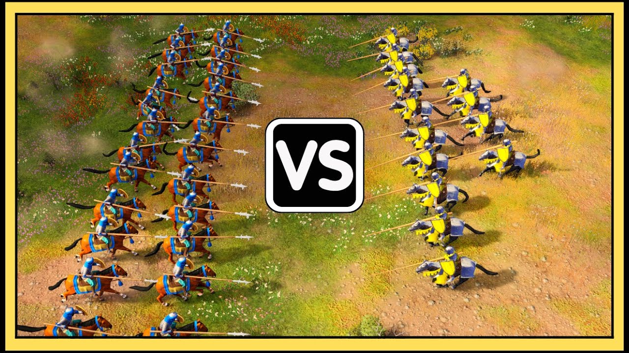 Aoe4 Ghazi Raiders vs Knights - YouTube