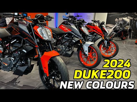 2024 Ktm Duke 200 All New Colours In One Video | Ktm Duke 200 New Model ...