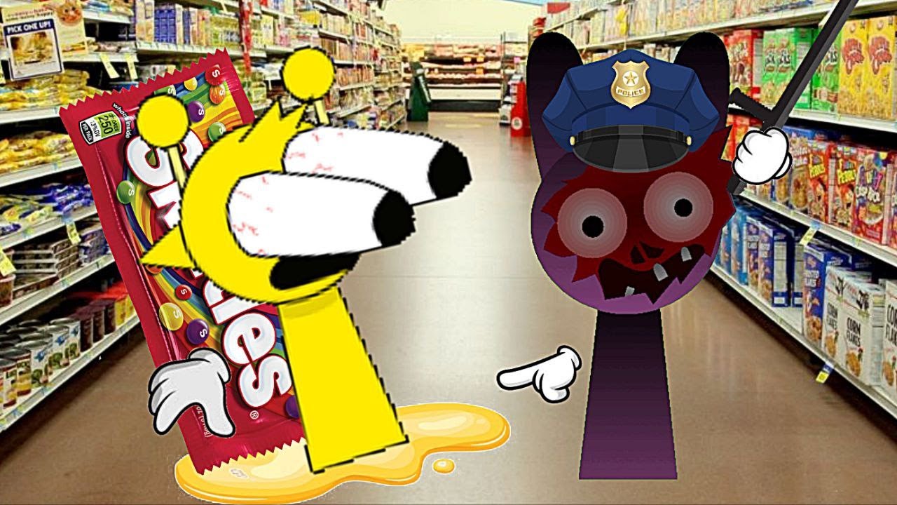 Simon (Yellow) Sprunki vs Pinki (Pink) Sprunki Skittles meme Animation ...