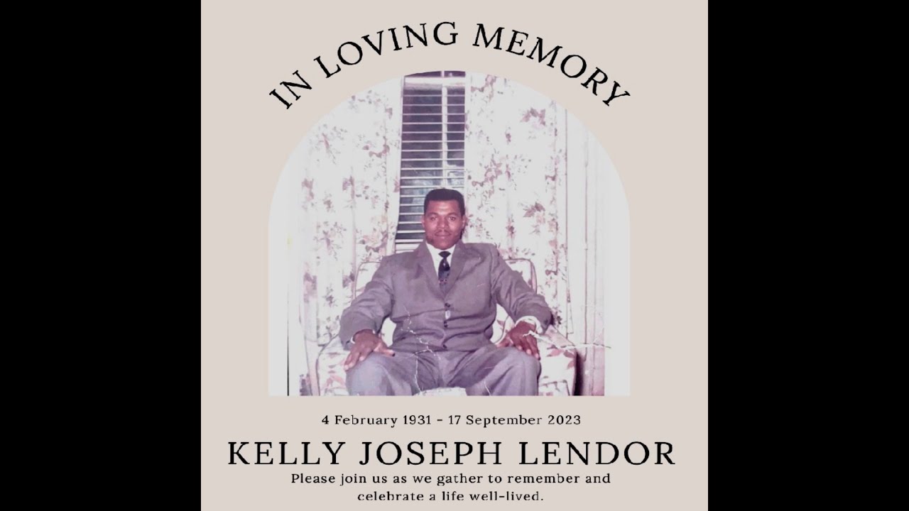 Celebration of Life : Kelly Lendor - YouTube