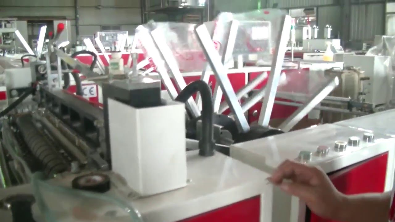 CW-800BFS Automatic PE PP Side Sealing Wicket Bag Round Bottom Chicken ...