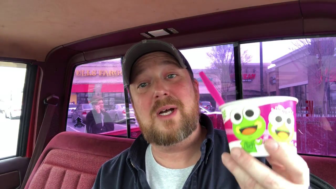 Sweet Frog Pomegranate Raspberry Tart Frozen Yogurt * Vans World - YouTube