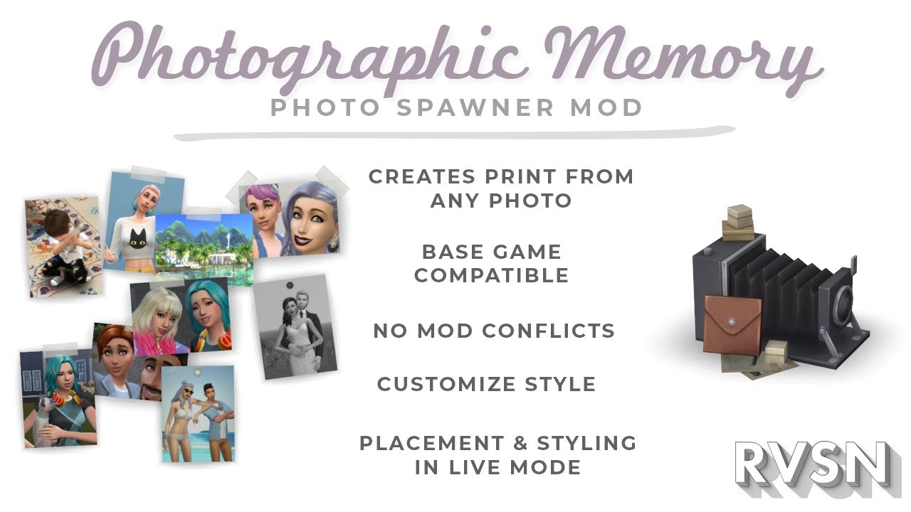 Photographic Memory Sims 4 Photo Spawner Mod YouTube Photographic Memory Sims 4 Photo Spawner Mod YouTube