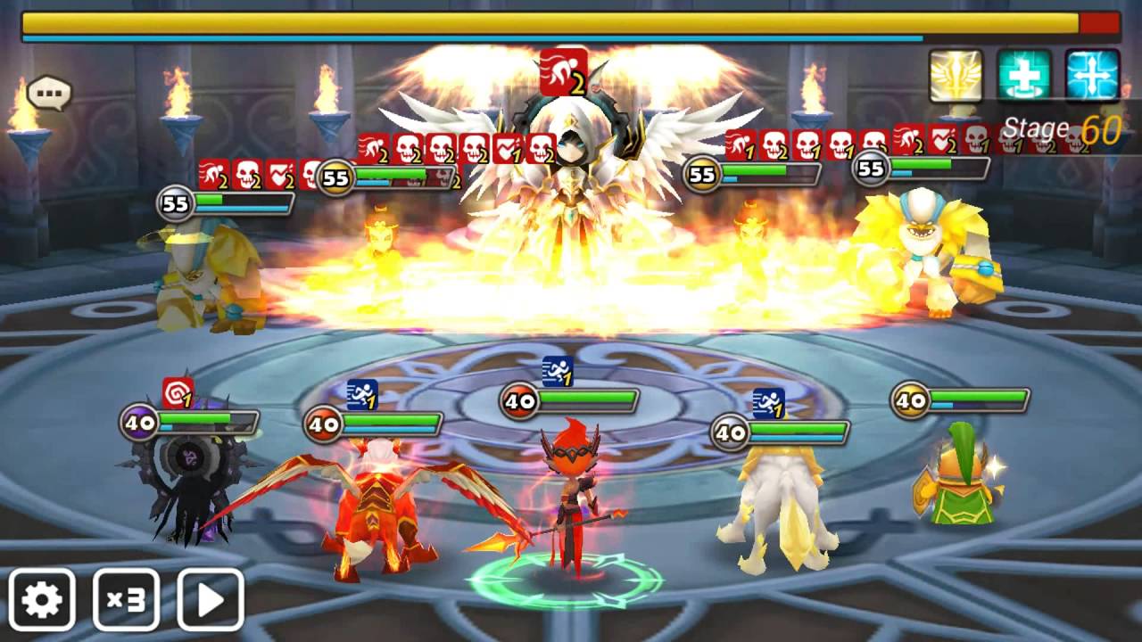Summoners War ToA Hard 60 Artamiel (Light Archangel) - YouTube