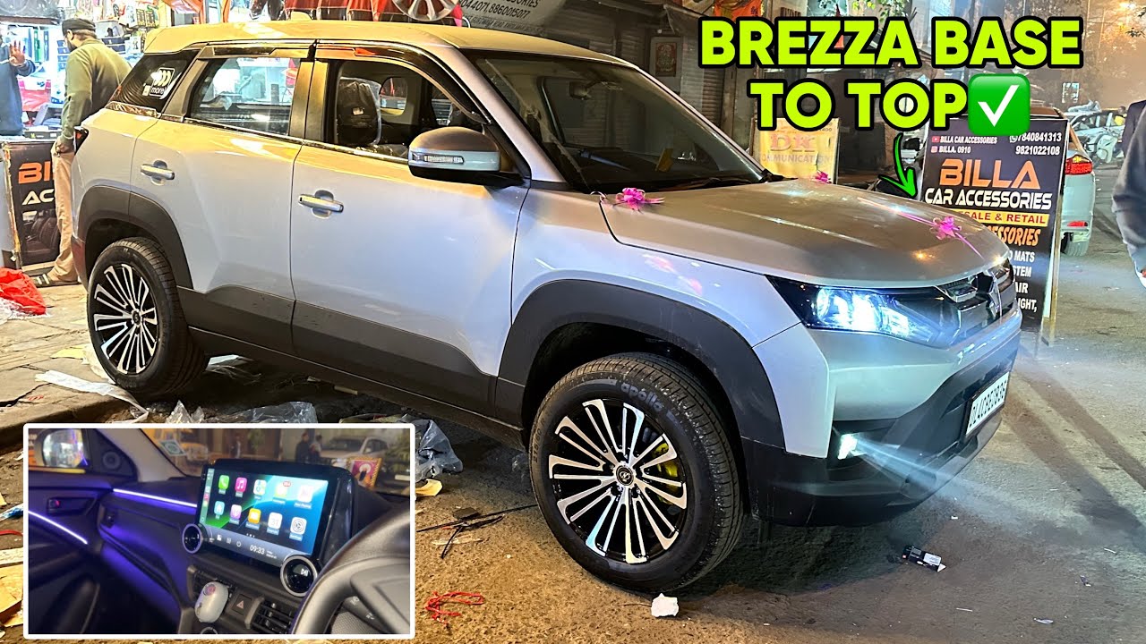 Brezza 2025 modified| Brezza modified| Brezza modification with alloy ...