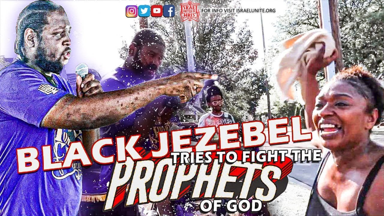 Black Jezebel tries to fight the prophets of God - YouTube