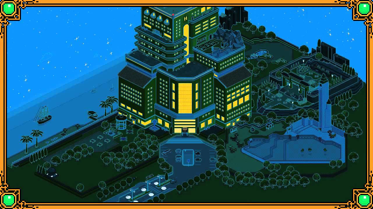 At night, somewhere in Habbo Hotel... - YouTube