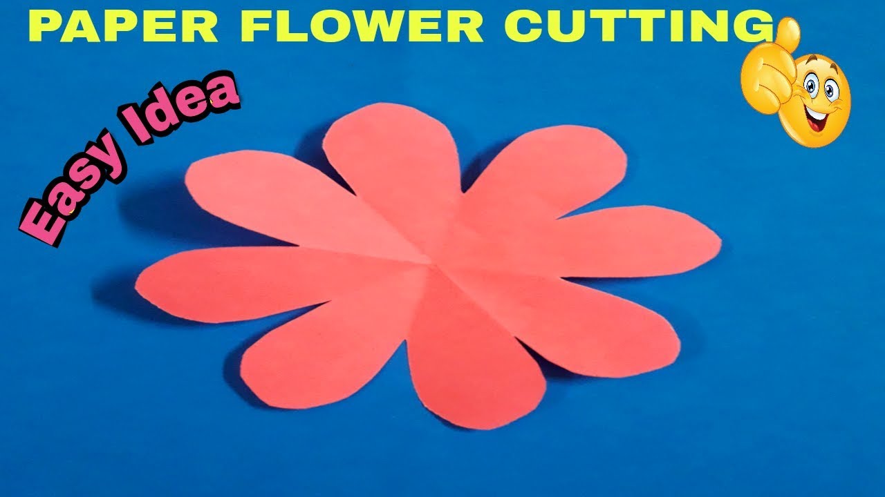 How to cut perfect 8 Patels Flower #DIY Paper Craft /Origami/Kirigami ...