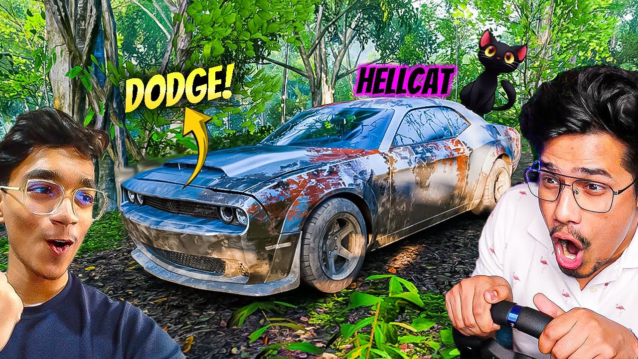 I Found Old Dodge Hellcat In The Jungle 😱 * Rebuilding To New Car * - YouTube