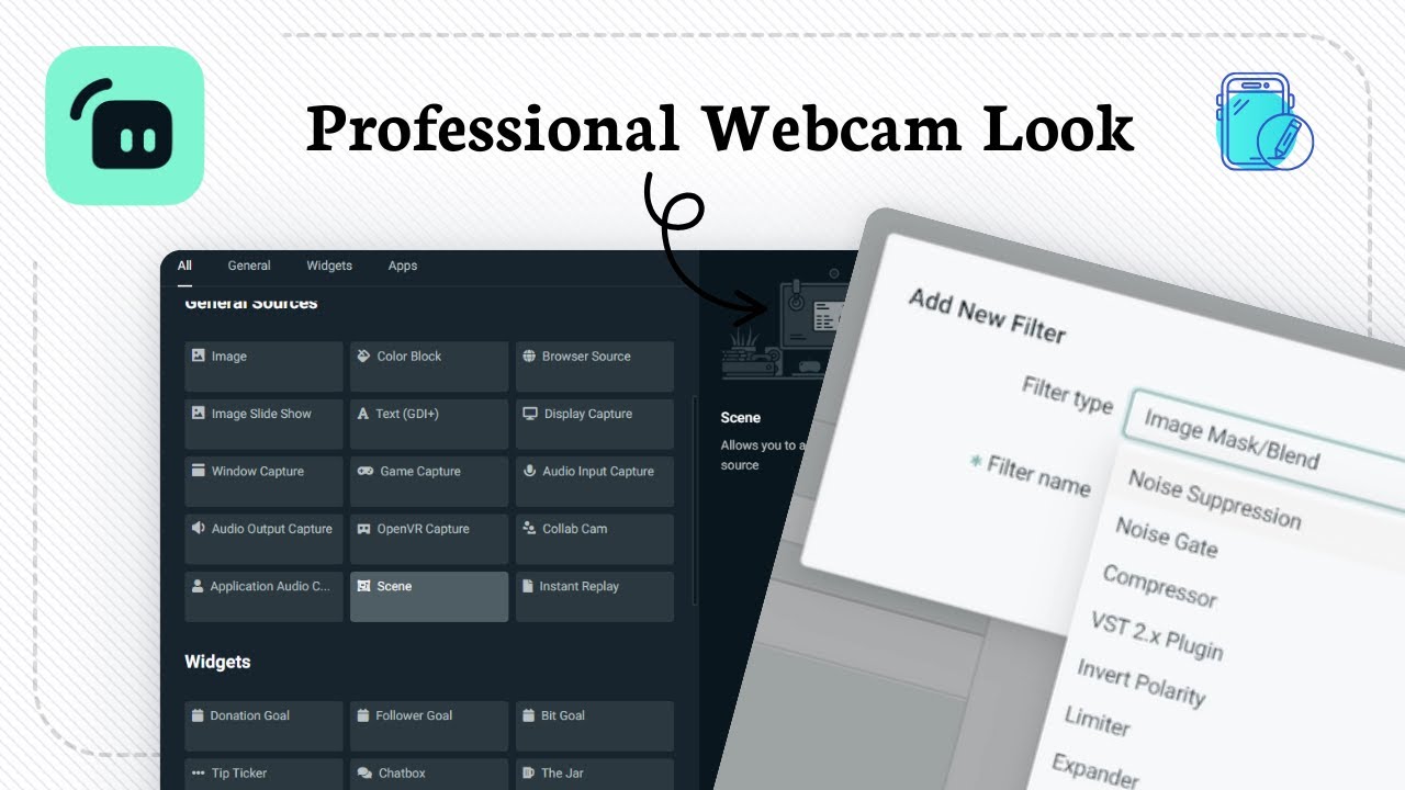 How to blur a webcam background in Streamlabs - YouTube