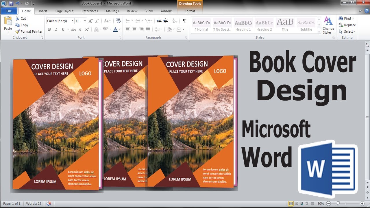 How To Make Cover Page Design In Ms Word Make Awesome Cover Page In How To Make Cover Page Design In Ms Word Make Awesome Cover Page In