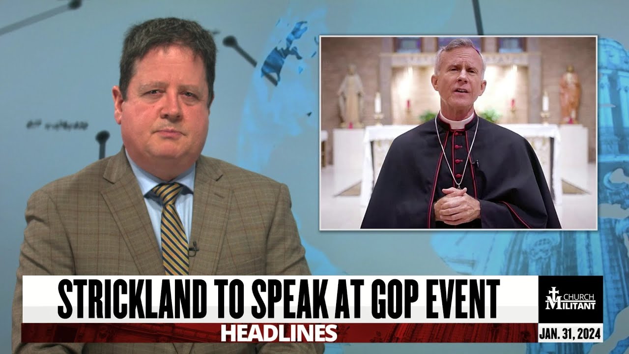 Strickland To Speak At GOP Event — Headlines — Jan. 31, 2024 - YouTube