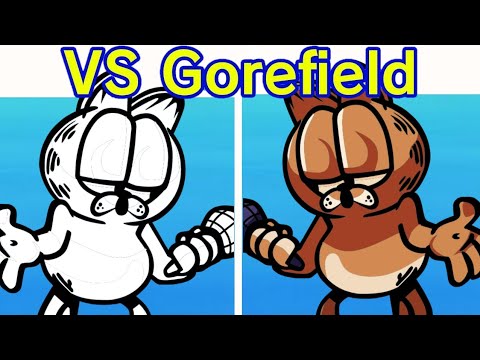 How to draw GARFIELD (Gorefield)Easy in the Friday Night Funkin' Style ...