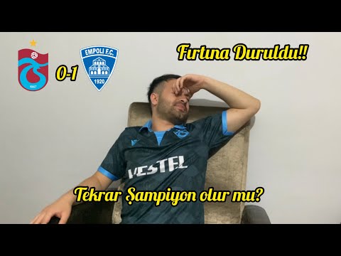 TRABZONSPOR EMPOLİ MAÇI SONRASI TAKIMLAR!