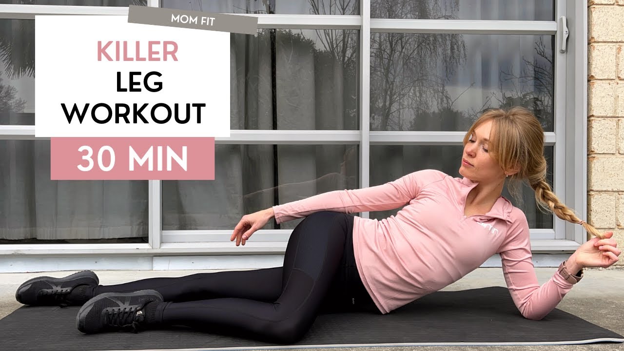 Mom Fit 30 Minute Postnatal Fitness No Equipment Leg Workout Youtube