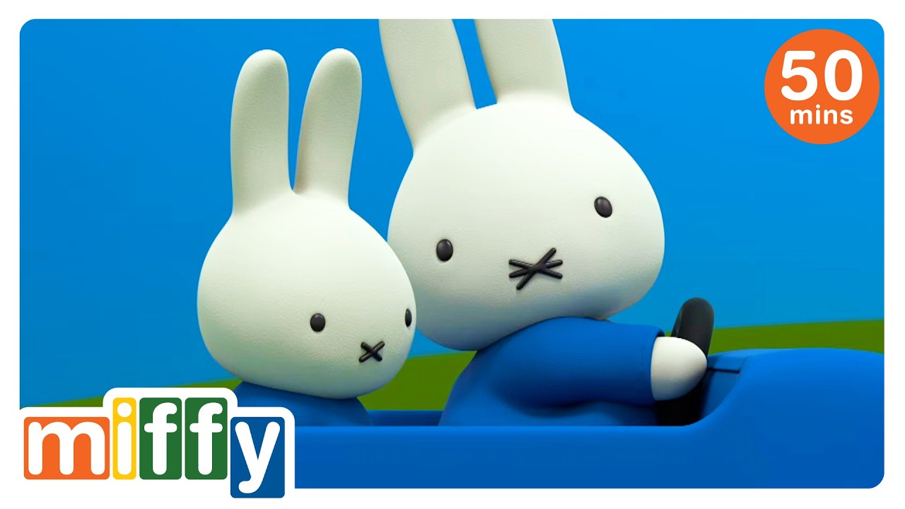Dad Takes Miffy On a Drive | Miffy | Cartoons for kids - YouTube