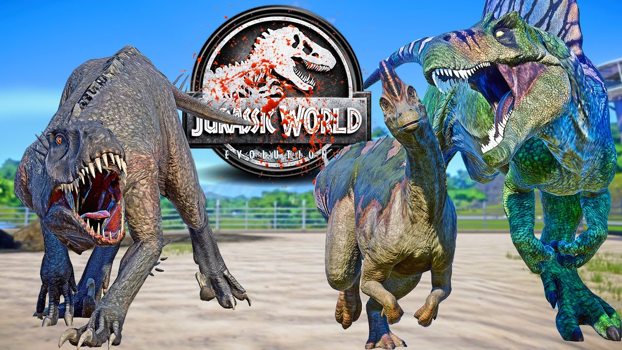 SCORPIUS REX vs TYRANNOSPINUS, Inspinedoraptor, TORO Dinosaur Fight 🌍 ...