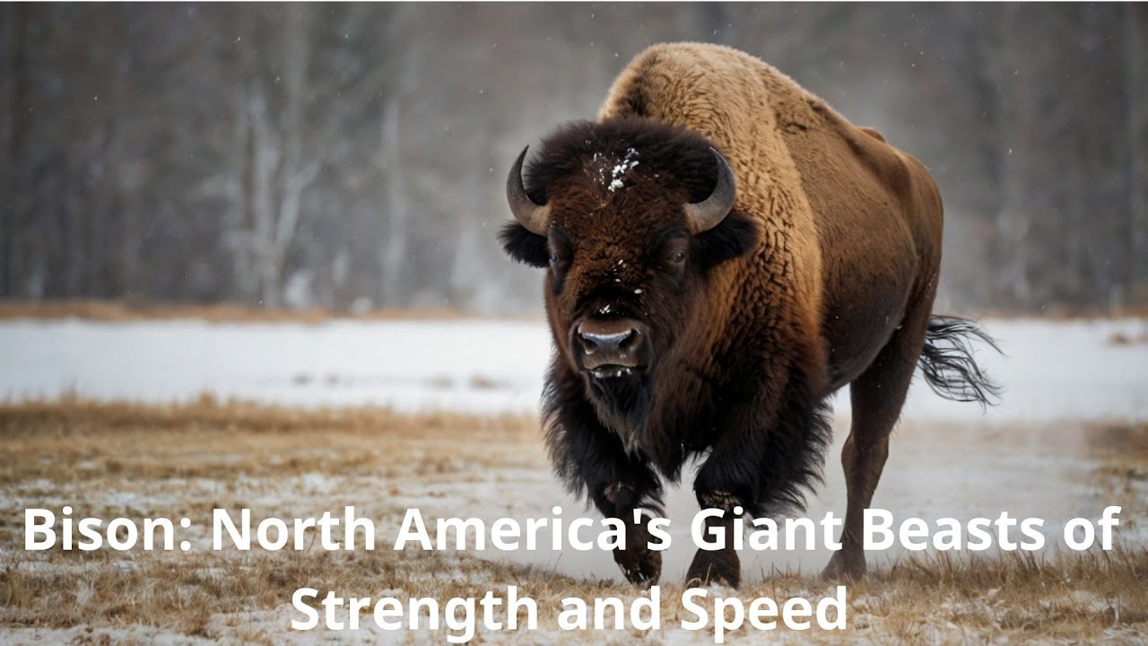 Bison: North America's Giant Beasts of Strength and Speed - YouTube